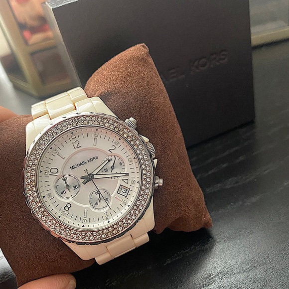 Michael Kors | Accessories | Michael Kors Ceramic Watch | Poshmark